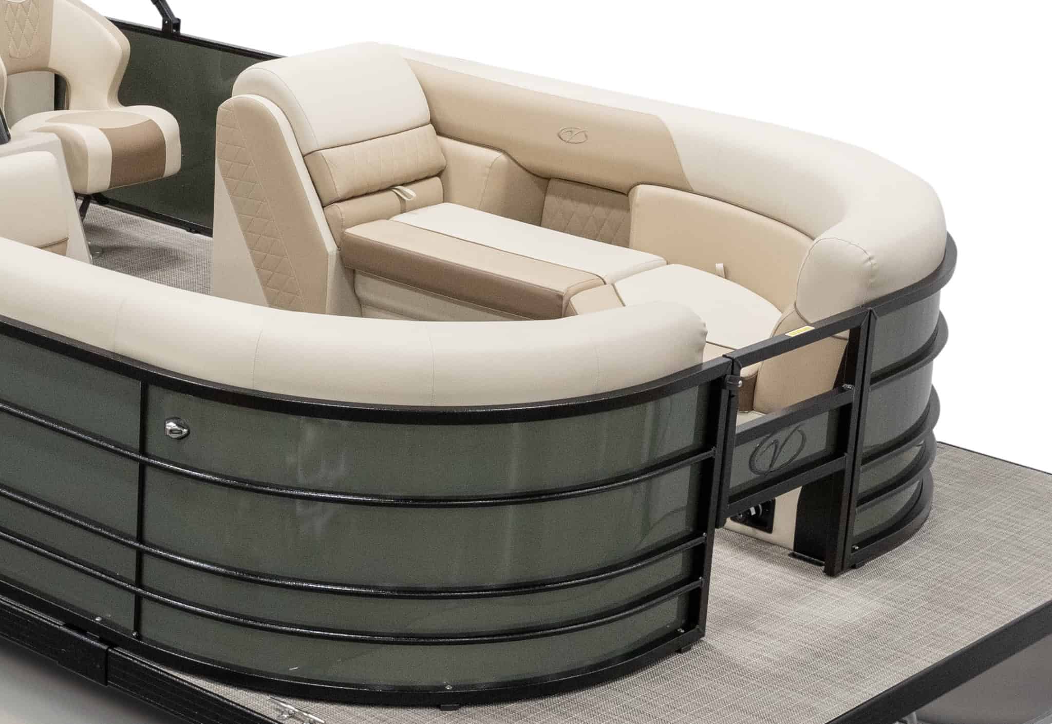 Vista22FRC+2-Sage-Front CU - Veranda Luxury Pontoon Boats